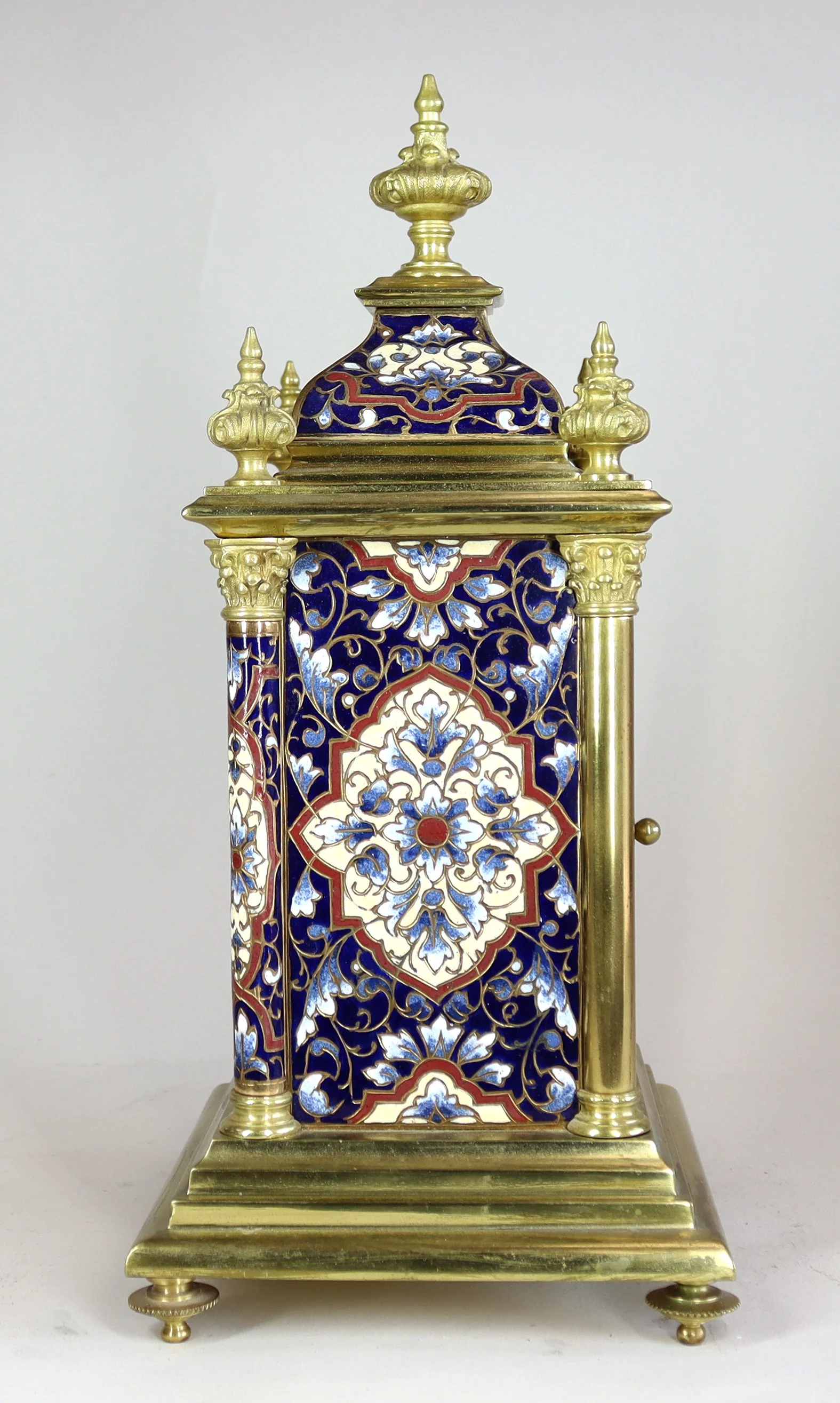 Champlevé Enamel Mantel Clock — Chalfont Clocks Repairs and Restoration ...
