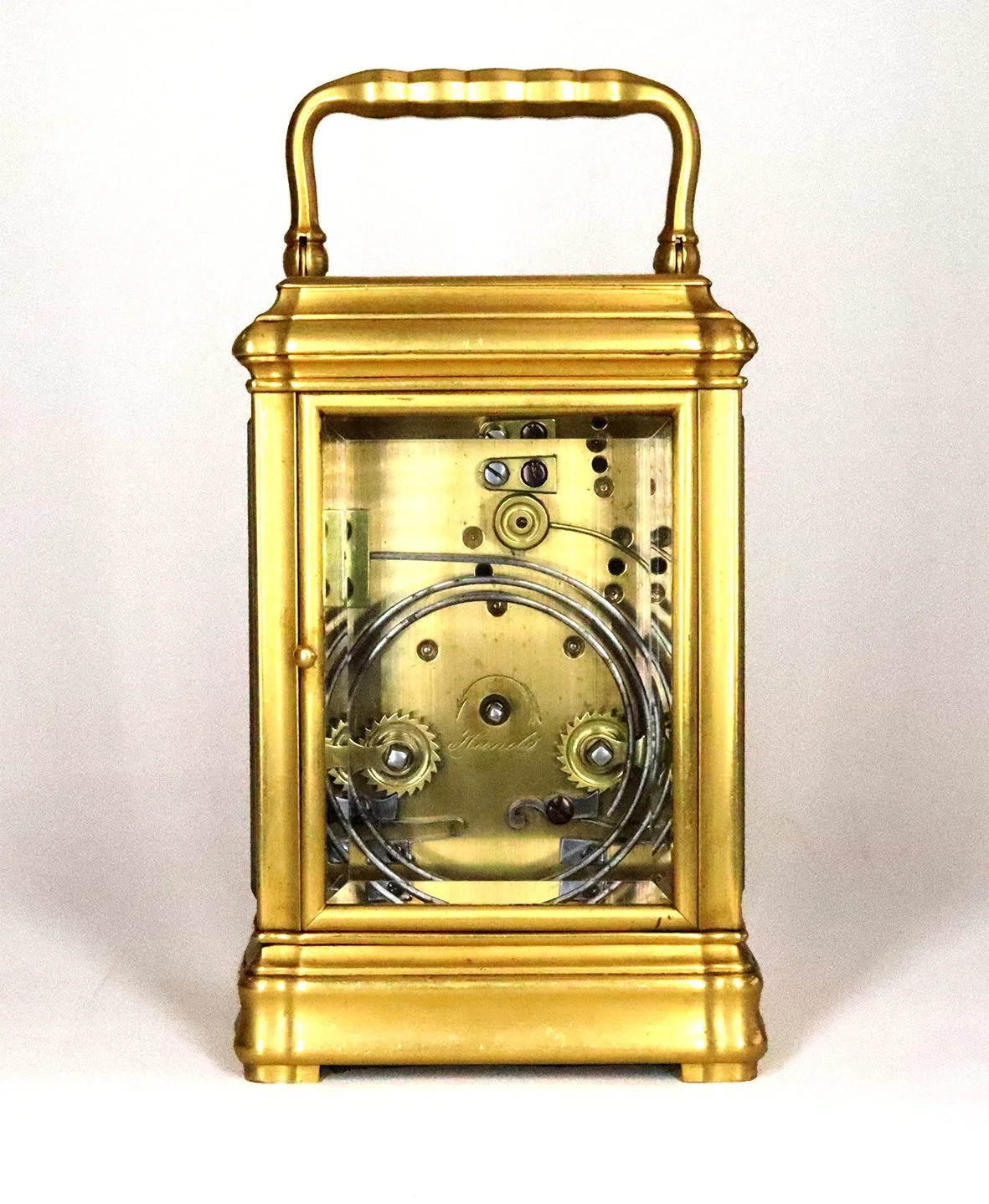 Striking Carriage Clock in a Gorge Case — Chalfont Clocks Repairs and ...