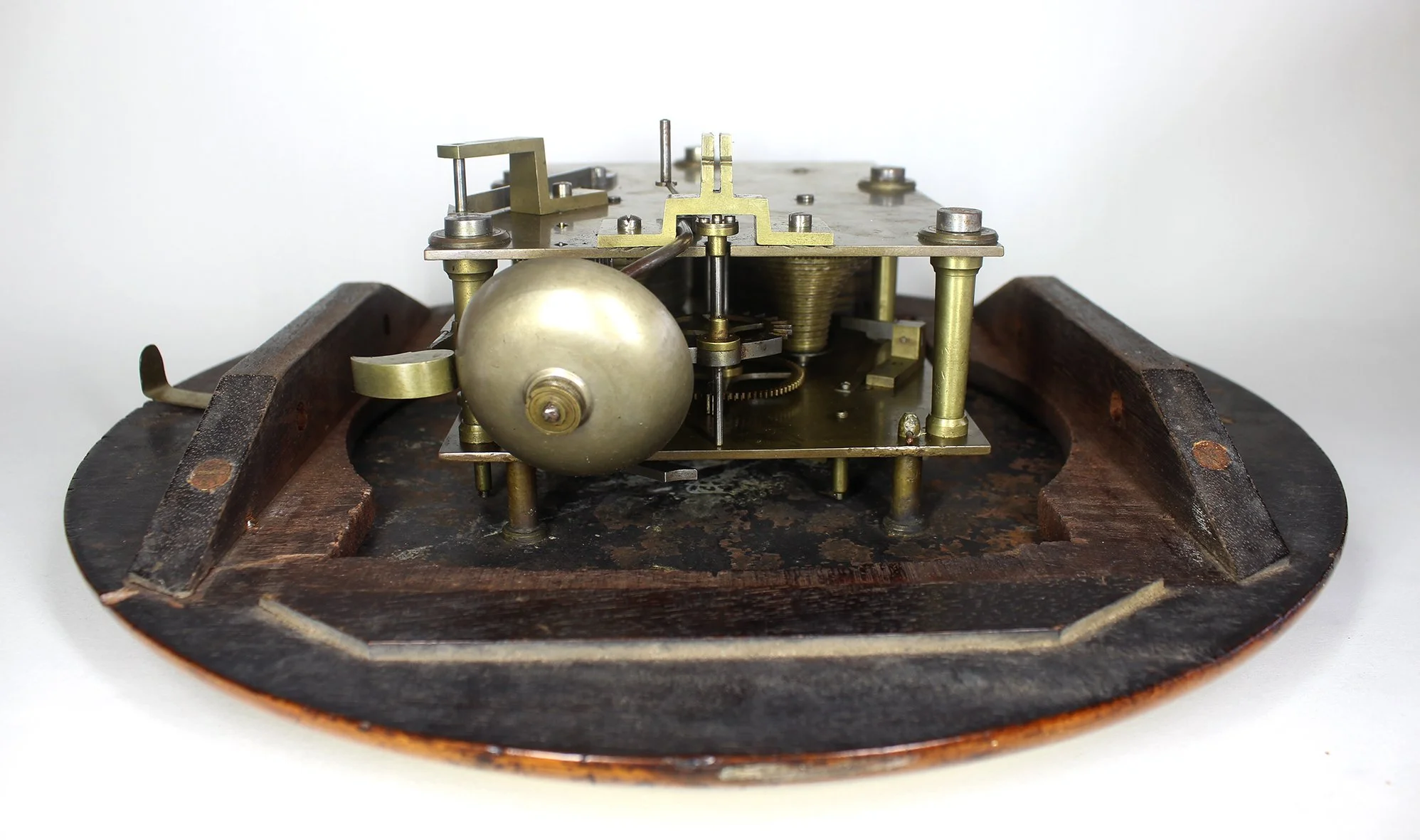 A 19th Century Twin Fusee Striking Drop Dial Clock — Chalfont Clocks ...