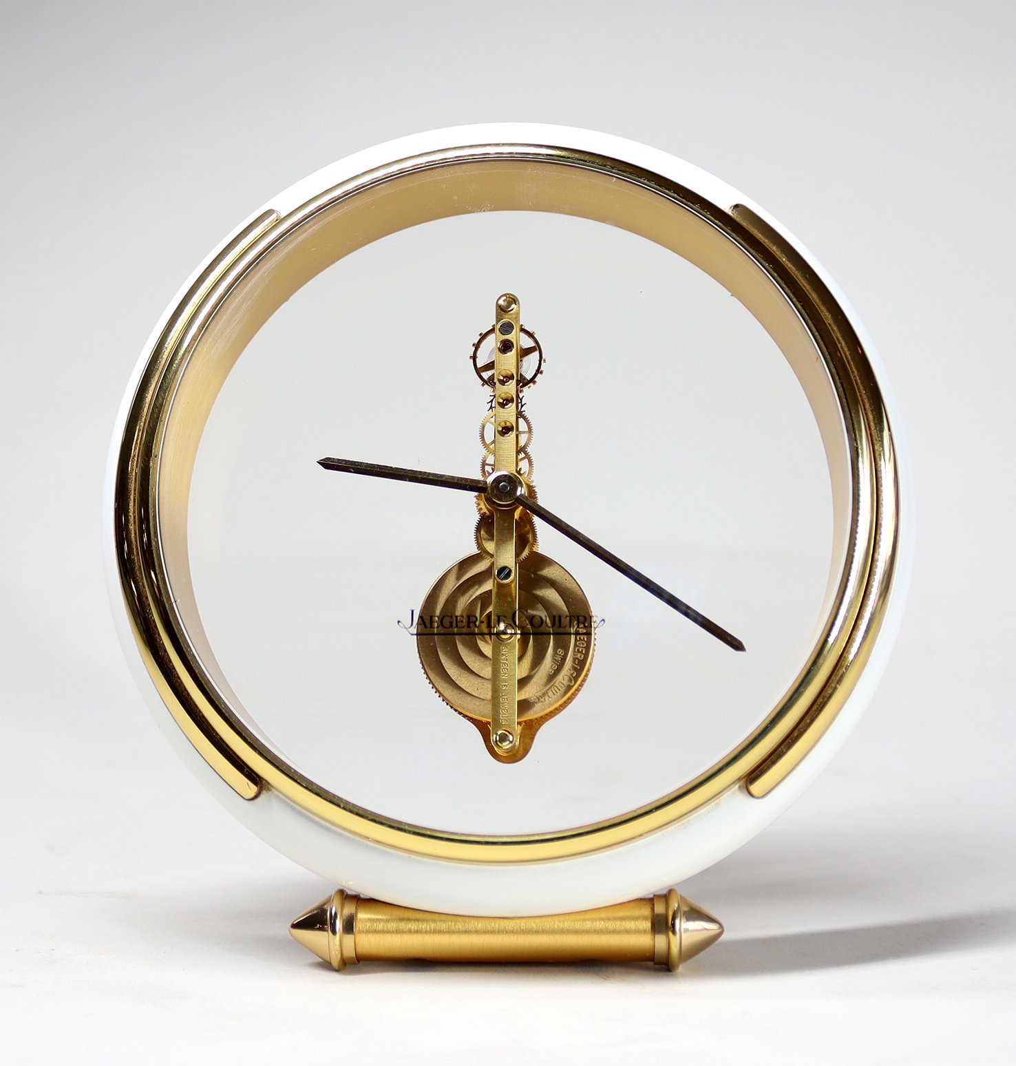 Jaeger-LeCoultre Inline Skeleton Clock — Chalfont Clocks Repairs and ...