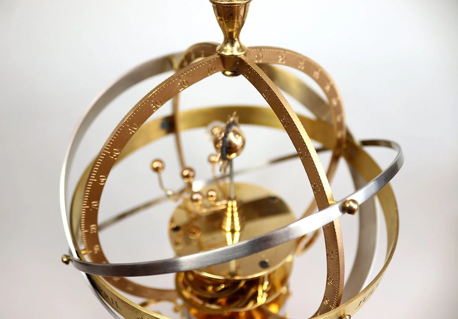 Limited Edition Mid-Century Orrery Clock by Devon Clocks — Chalfont ...