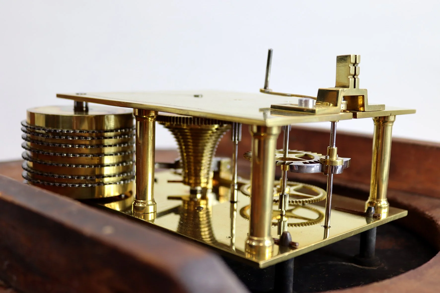 An Impressive Fusee Dial Clock By Shore. — Chalfont Clocks Repairs and ...