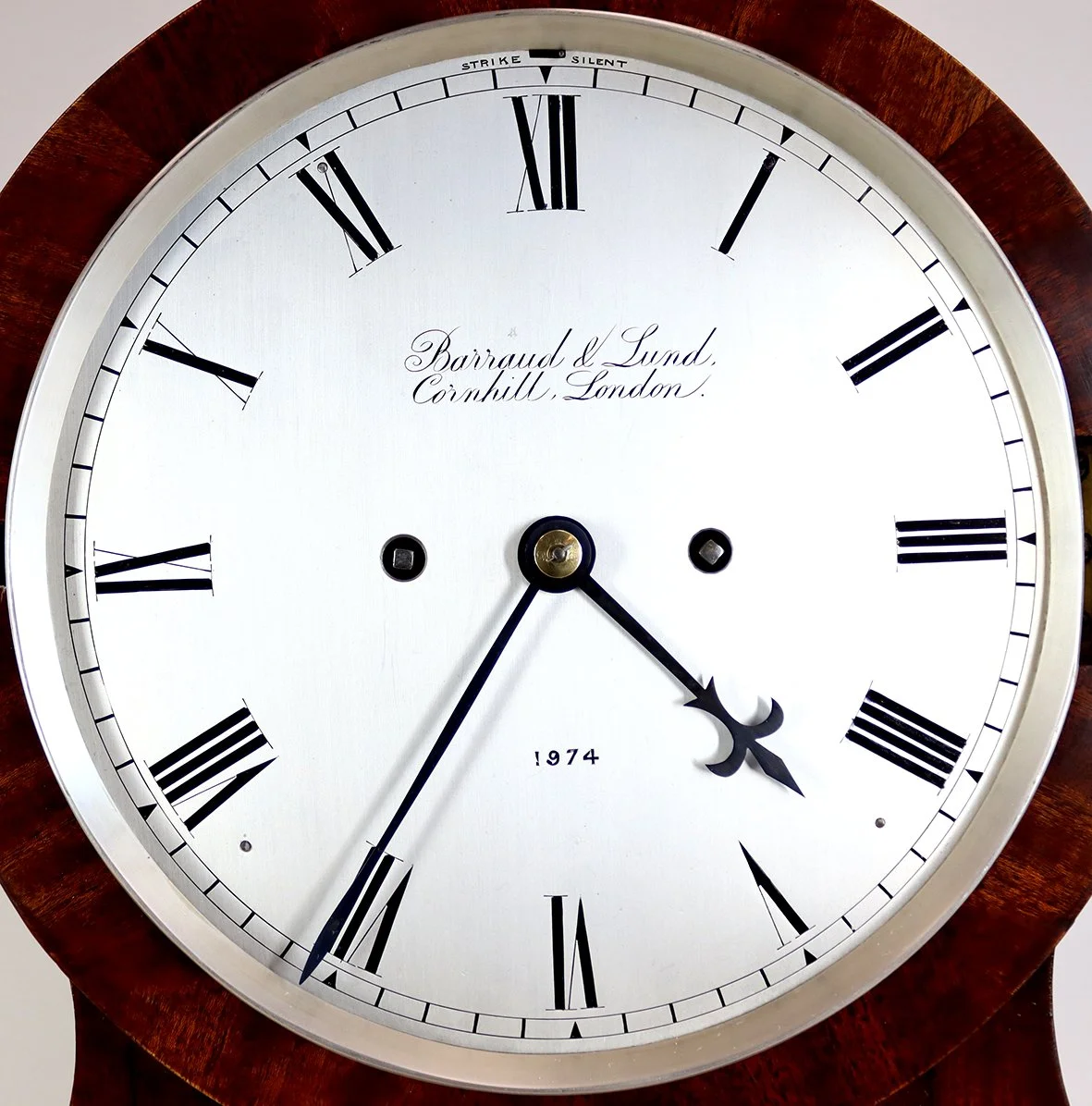 Twin Fusee Bracket Clock By Barraud And Lund — Chalfont Clocks Repairs ...