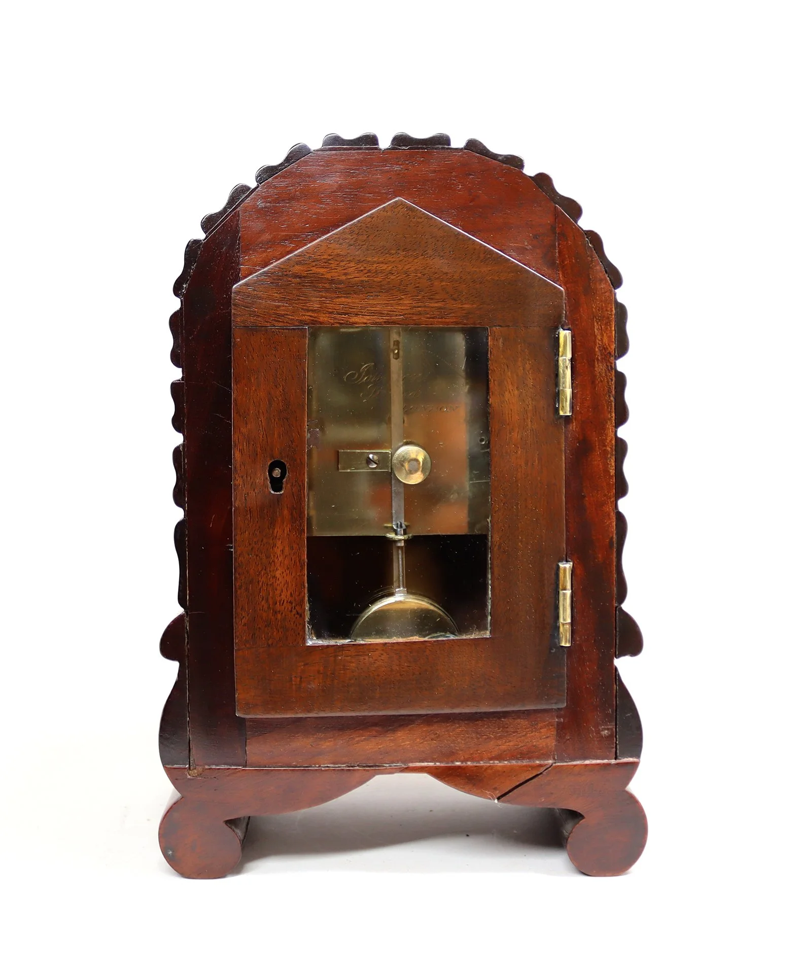 Miniature Single Fusee Bracket Clock By William Johnson, Strand, London ...
