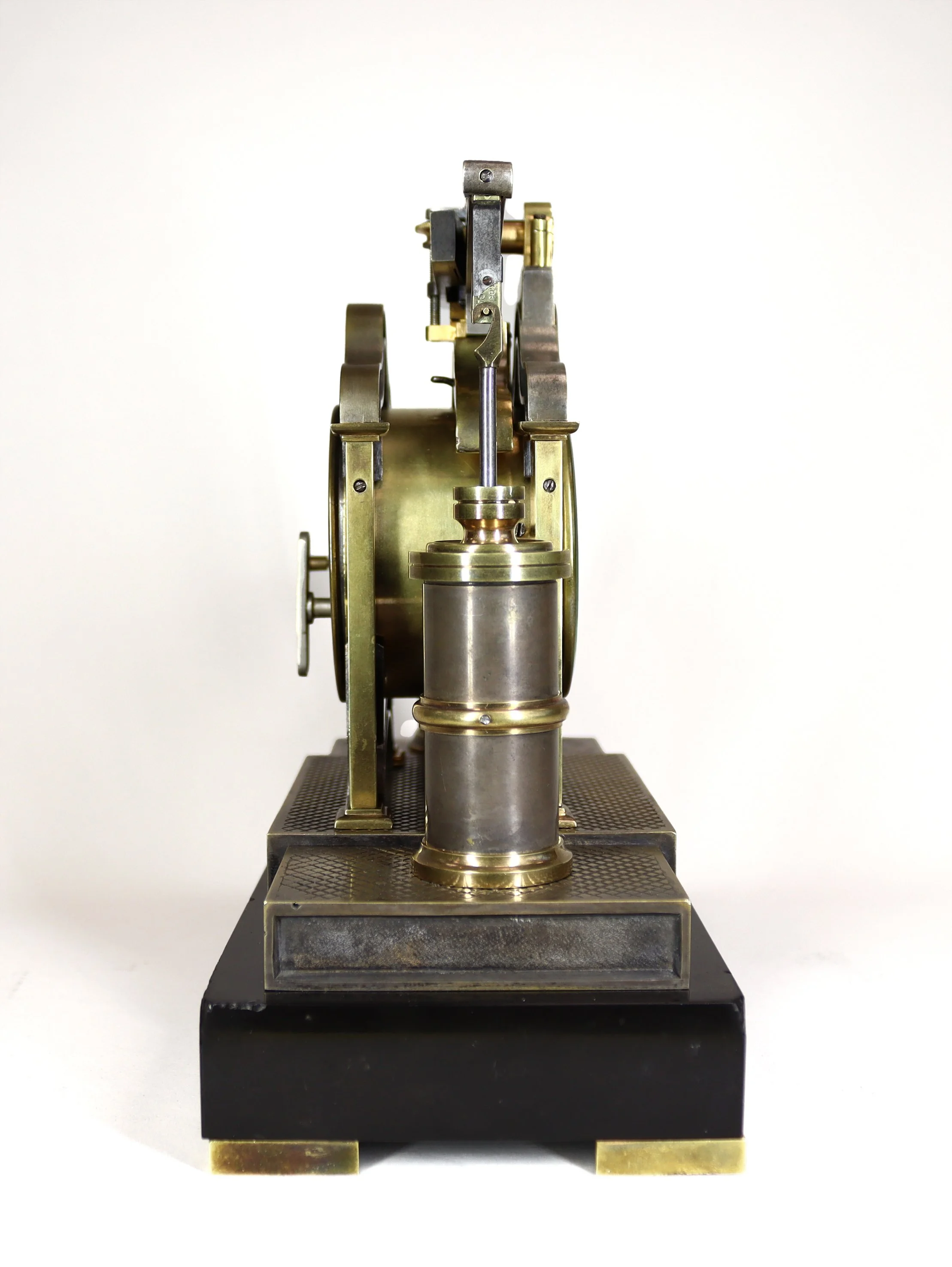Automaton Beam Engine Clock by Andre Guilmet — Chalfont Clocks Repairs ...