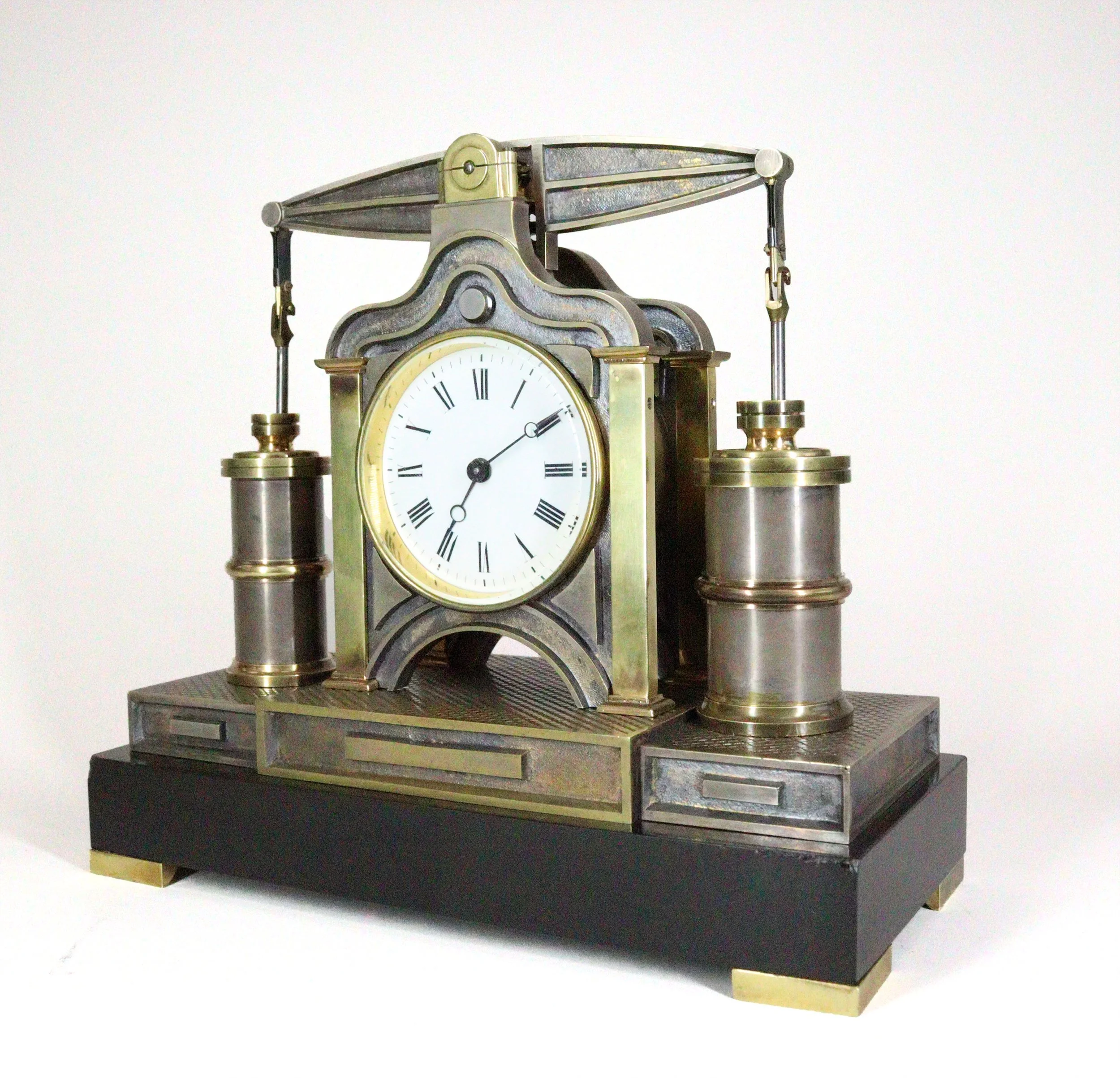 Automaton Beam Engine Clock by Andre Guilmet — Chalfont Clocks Repairs ...