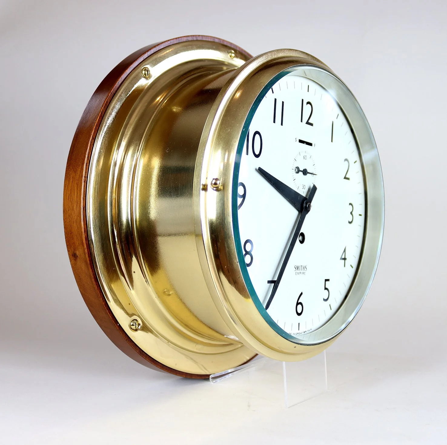 An Unusually Large Smiths Empire Ships Bulkhead Clock — Chalfont Clocks ...