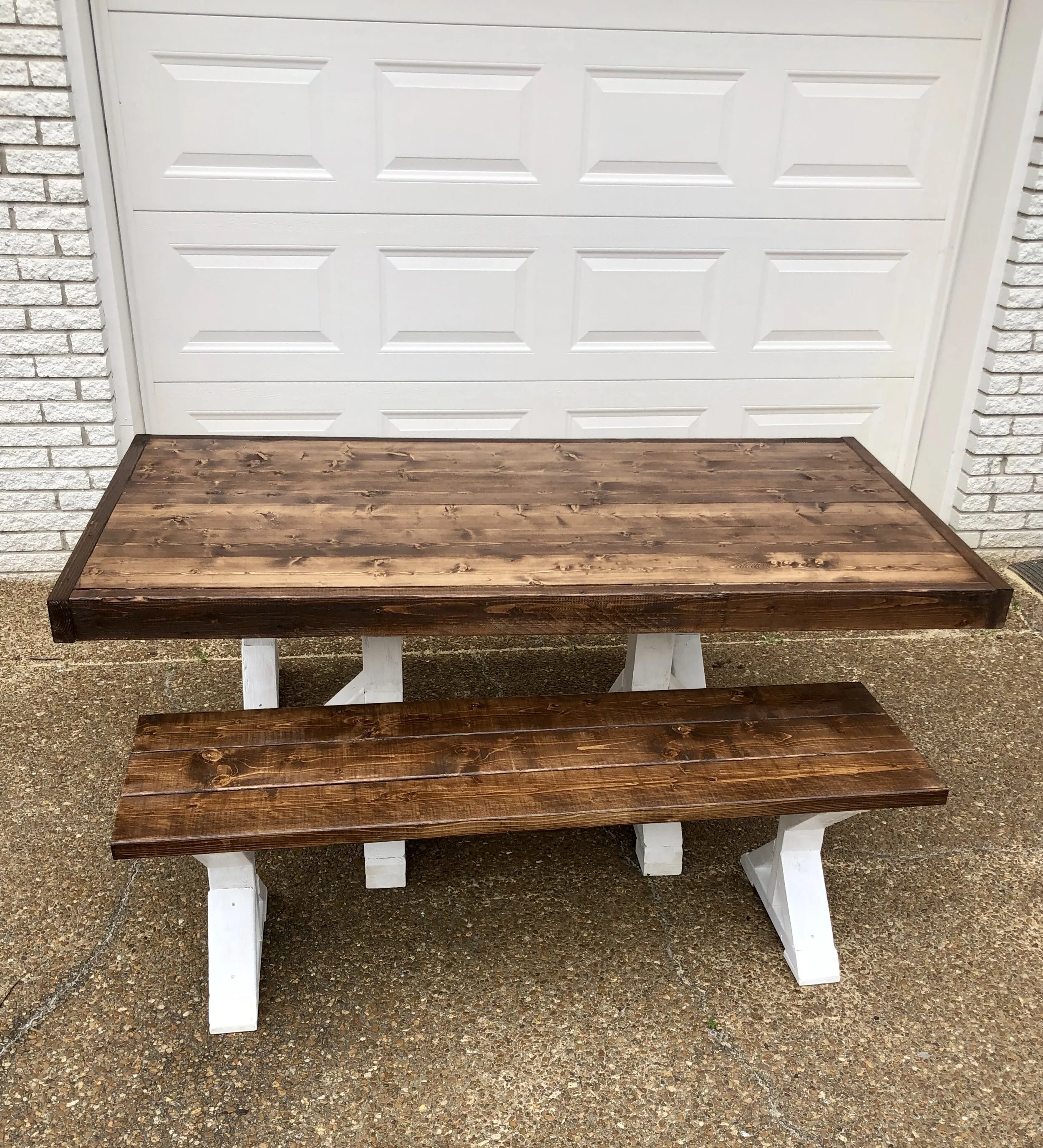 Rounded willow table - mid century modern dining table - handmade ...