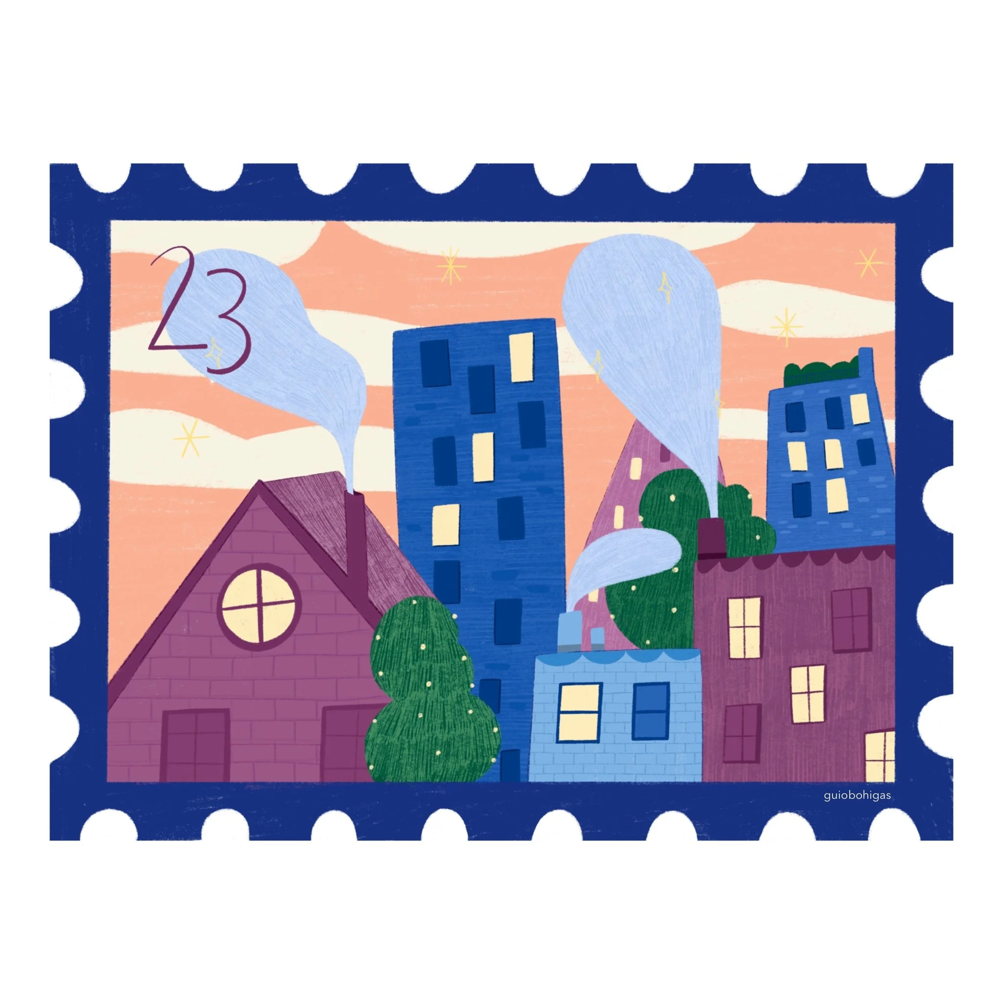 Illustrated Stamps — Guiomar Bohigas | Illustration & Design