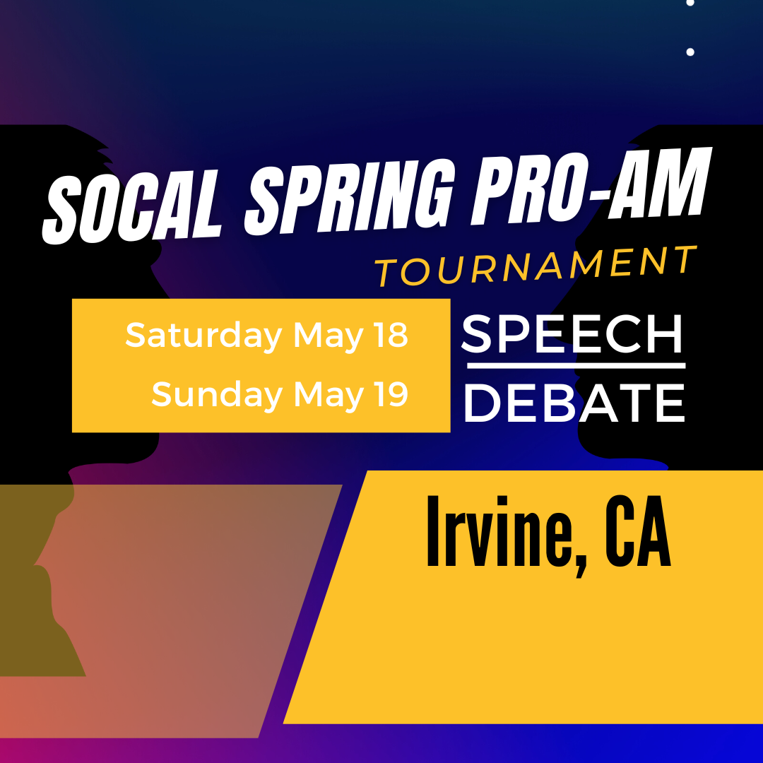 Tournaments — Professional Speech and Debate Association