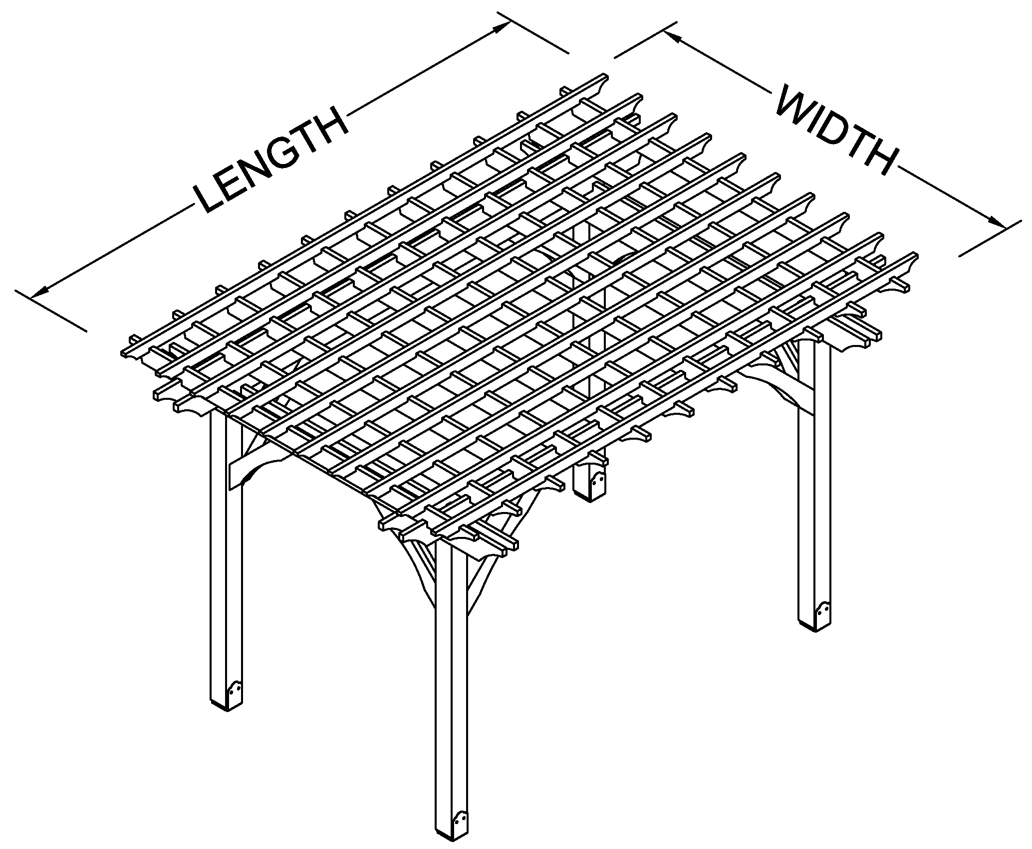 "The Classic" DIY Pergola Plans | Apex Pergola Design