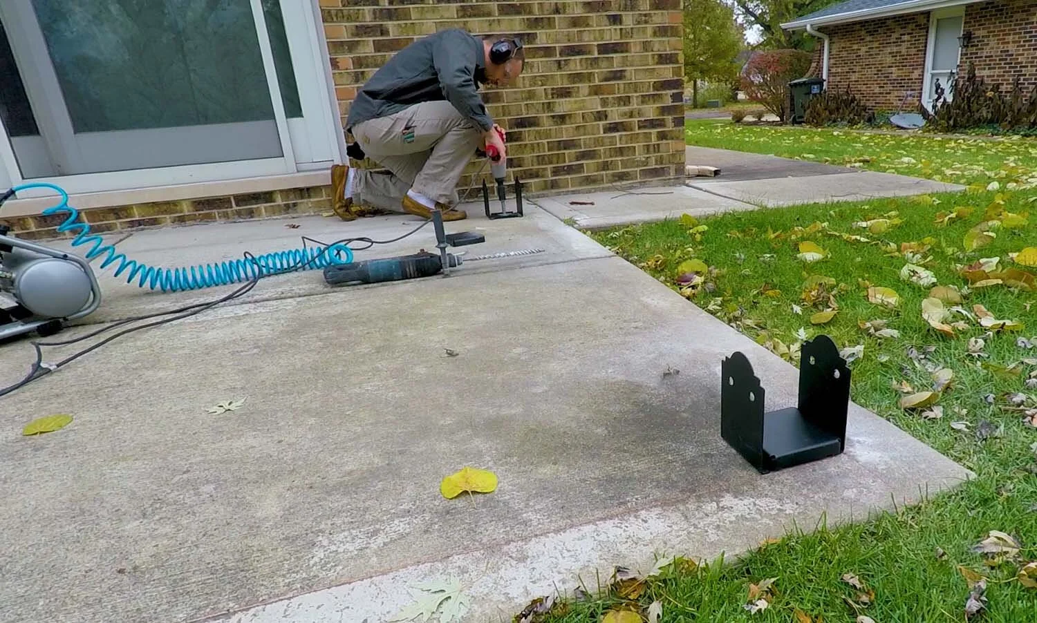 Layout and Installation of Concrete Piers & Post Bases | Apex Pergola ...