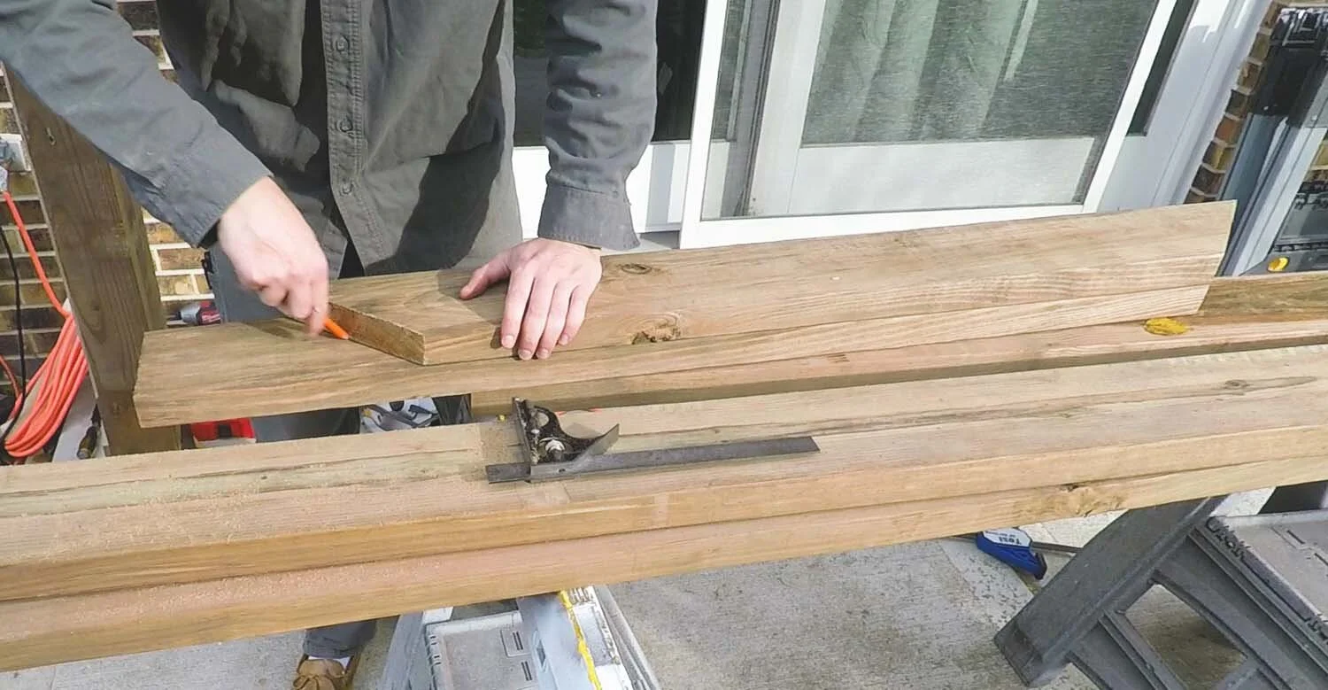 Cutting and Installation of Braces | Apex Pergola Design