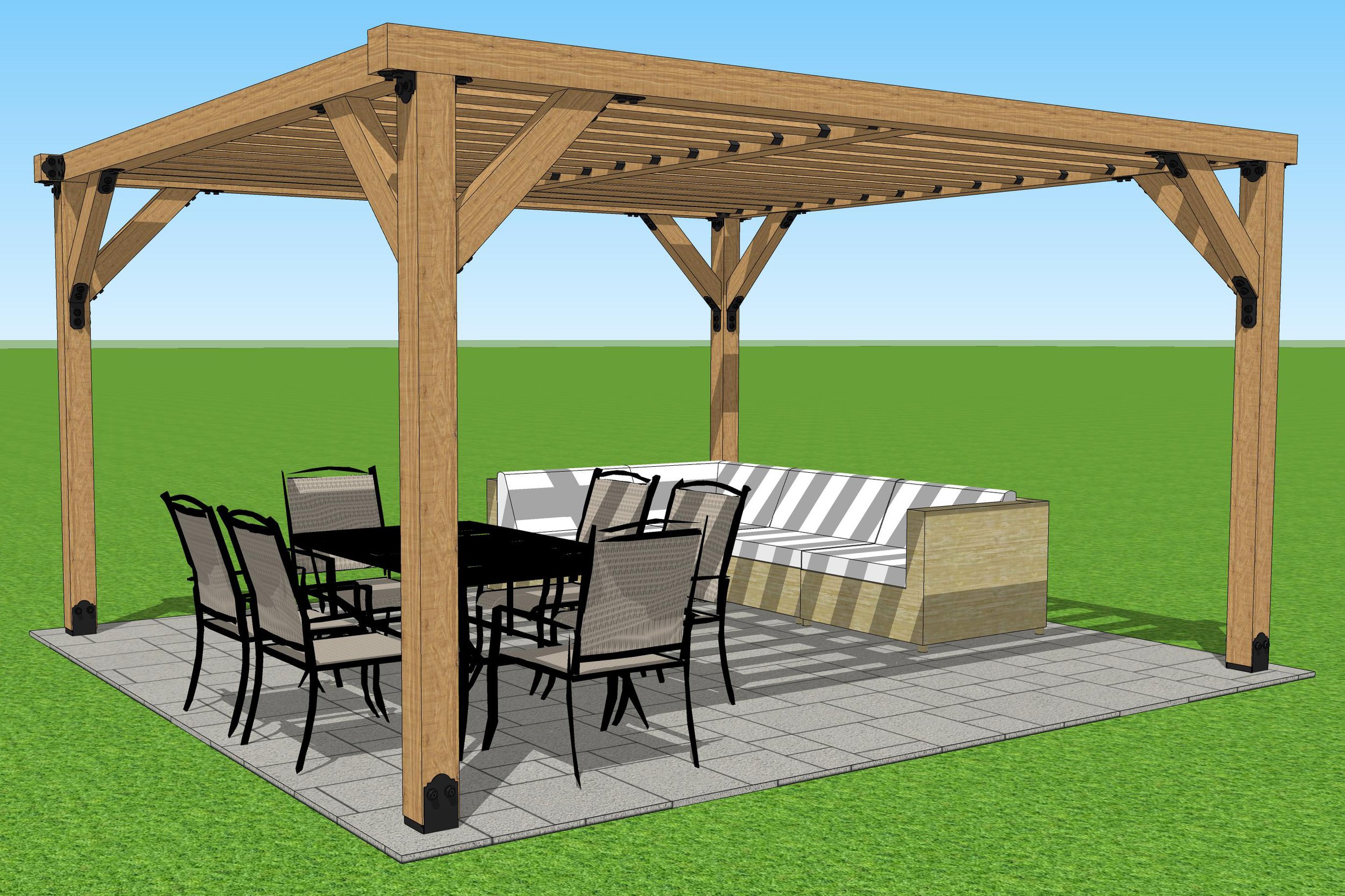 Engineer Stamped Pergola Plans Rated for Florida Hurricanes | Apex ...