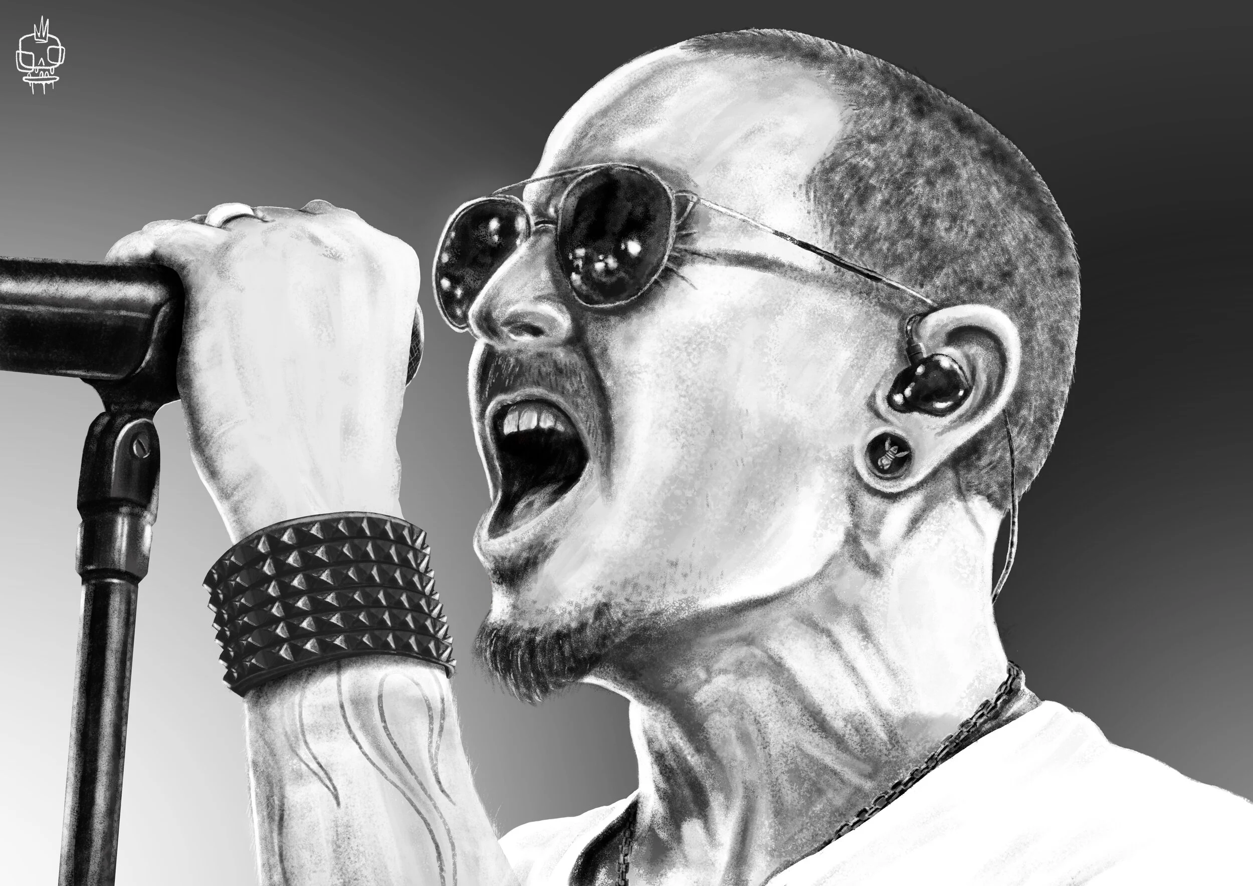 Chester Bennington Portrait — RYAN WADDON ART
