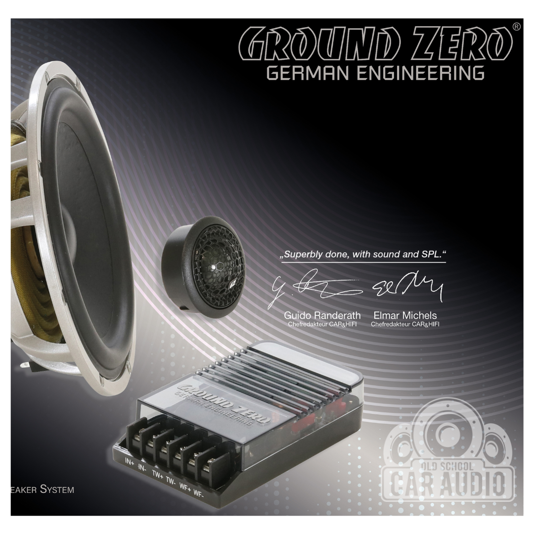 Ground Zero Audio GZCF 6.5SPL Coaxial Speakers | Old School Car Audio ...
