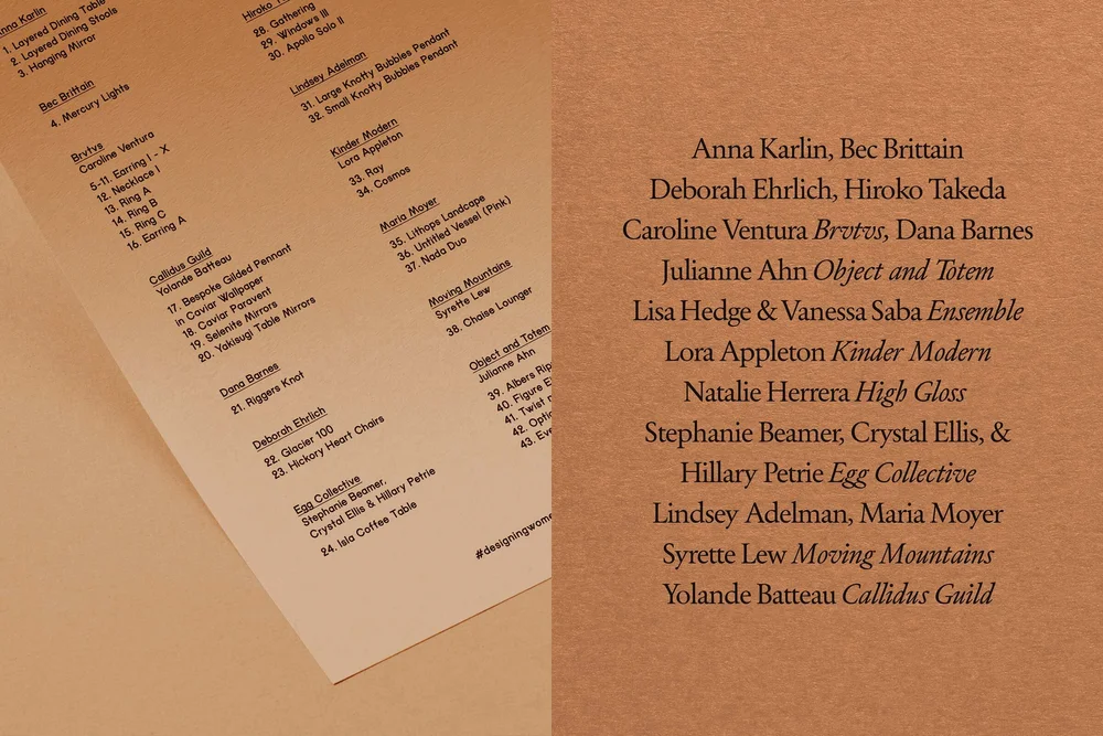 DESIGNING WOMEN — Lisa Hedge (Studio)