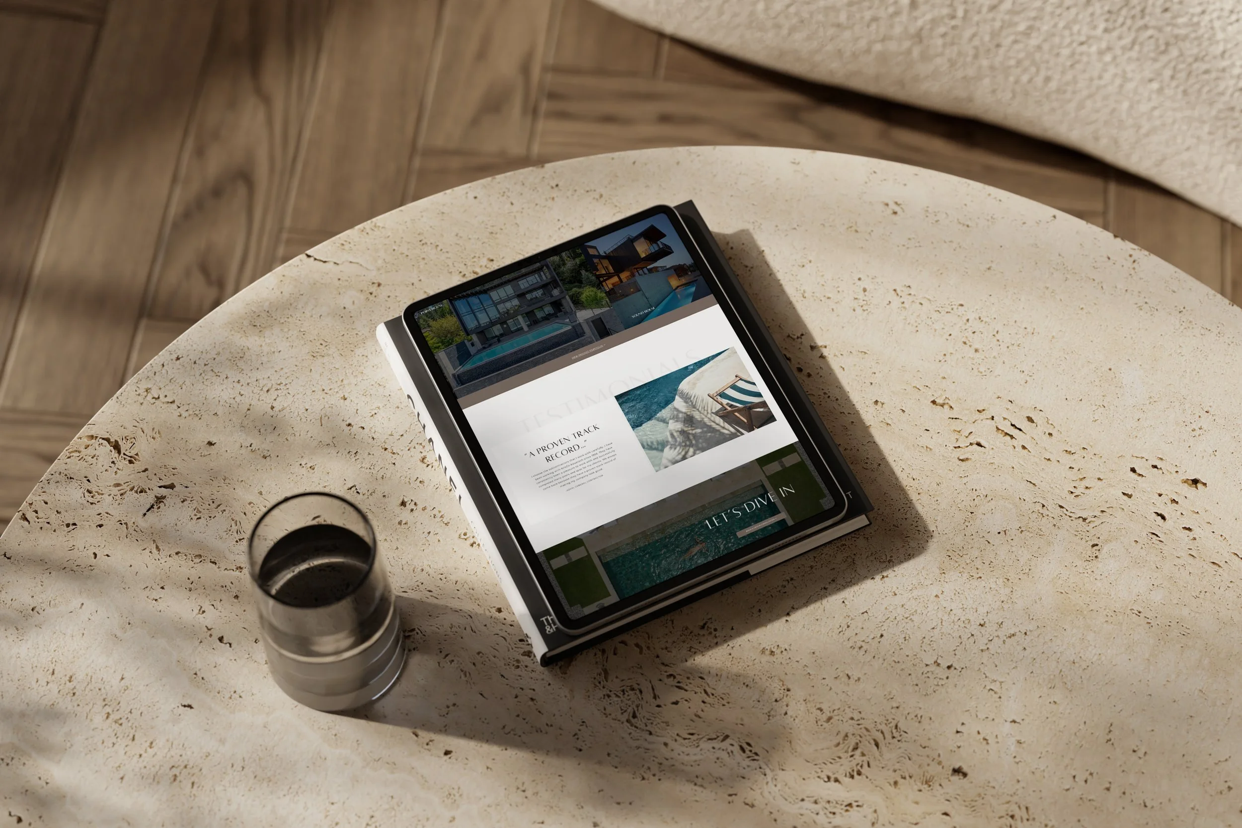 Krisco Pools | Luxury Pool Builder Website Design — Katlyn Slocum Design
