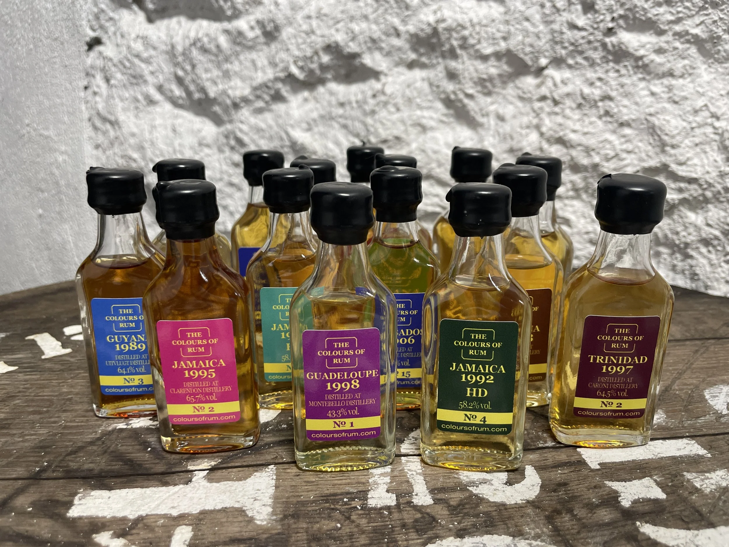 Glass Colours of Rum — Colours of Rum