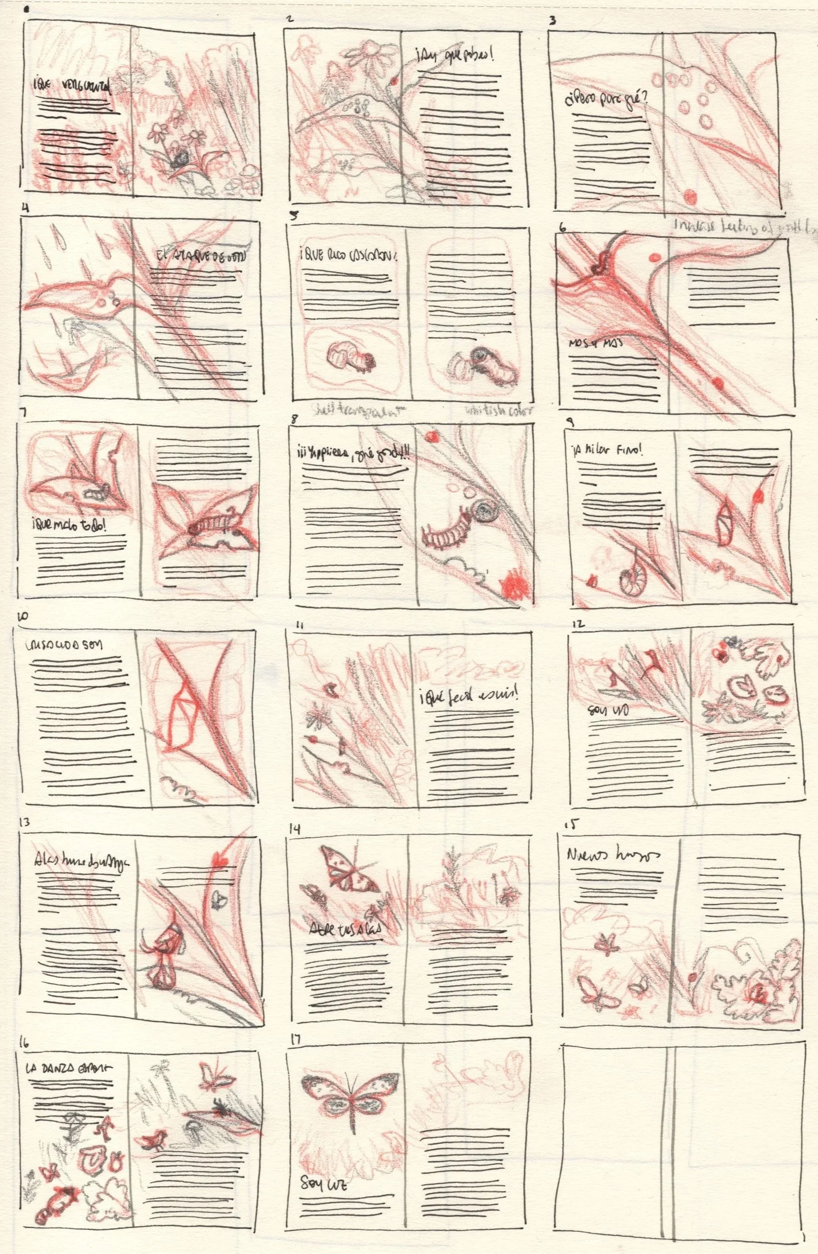 My process illustrating the picture book Kimimela, the life of a ...