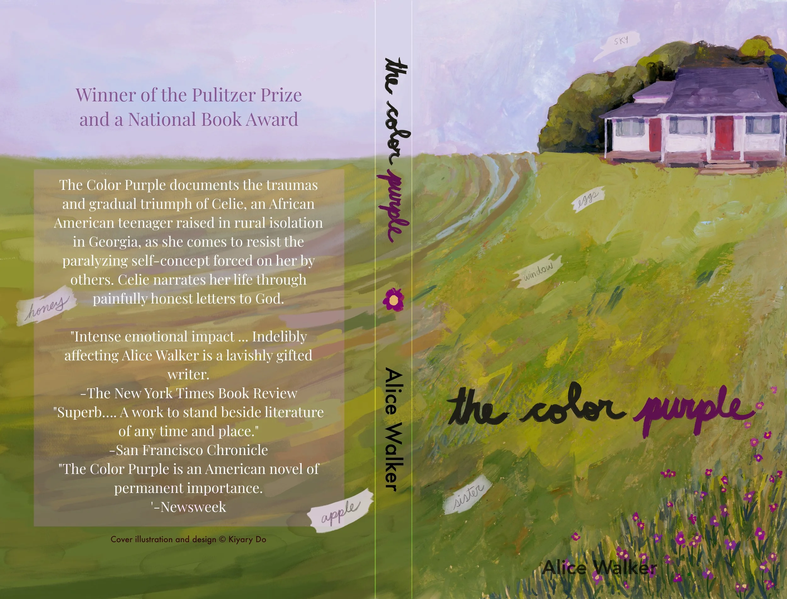 WORKING ON A BOOK COVER: The color purple — The Art & Portfolio of ...