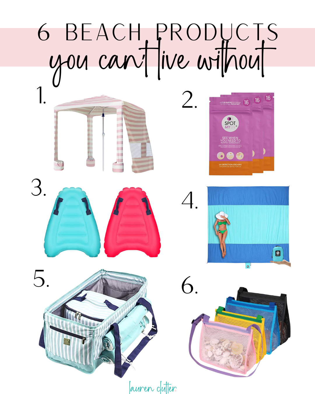 6 Beach Products You Can't Live Without — Lauren Clutter