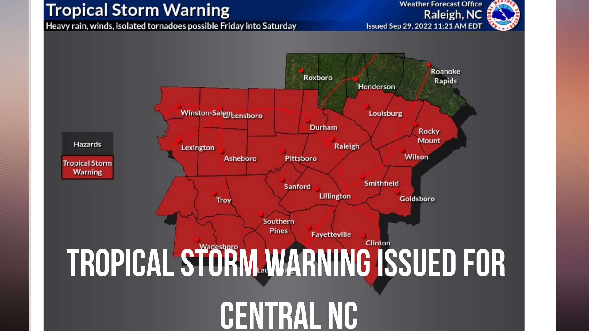 Local weather updates from the National Weather Service — DavidsonLocal.com