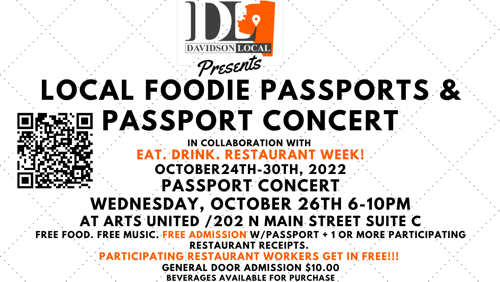 Davidson Local Presents Free Foodie Passport + Concerts — DavidsonLocal.com