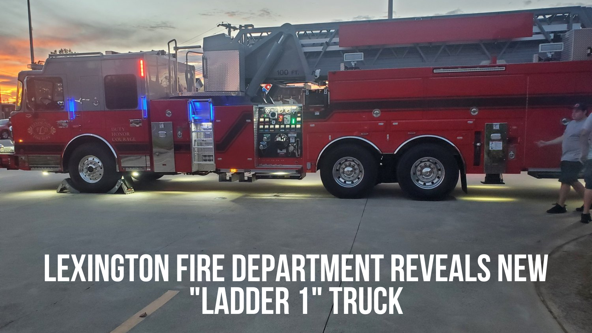 Lexington Fire Department reveals new "Ladder 1" — DavidsonLocal.com