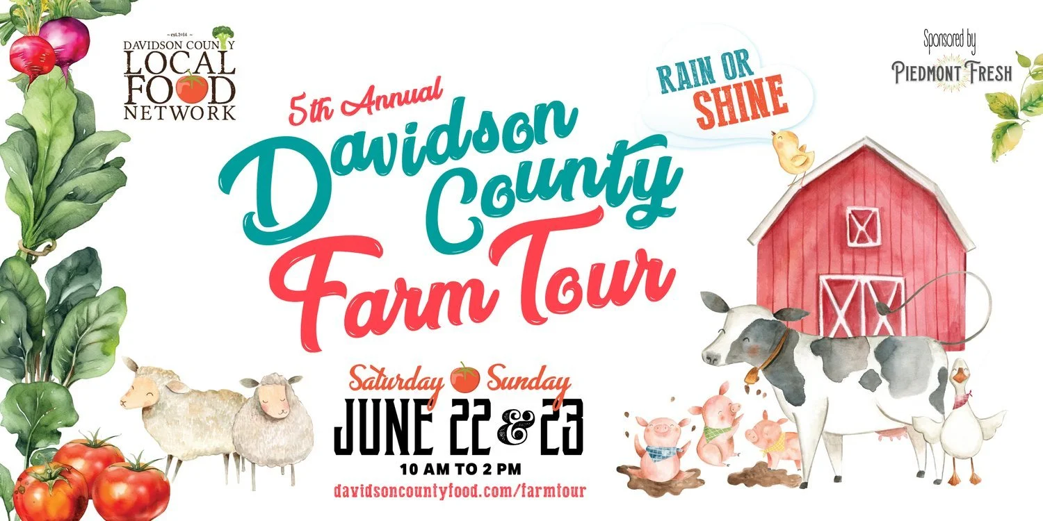 Locations for the 5th Annual Davidson County Local Farm Tour this ...