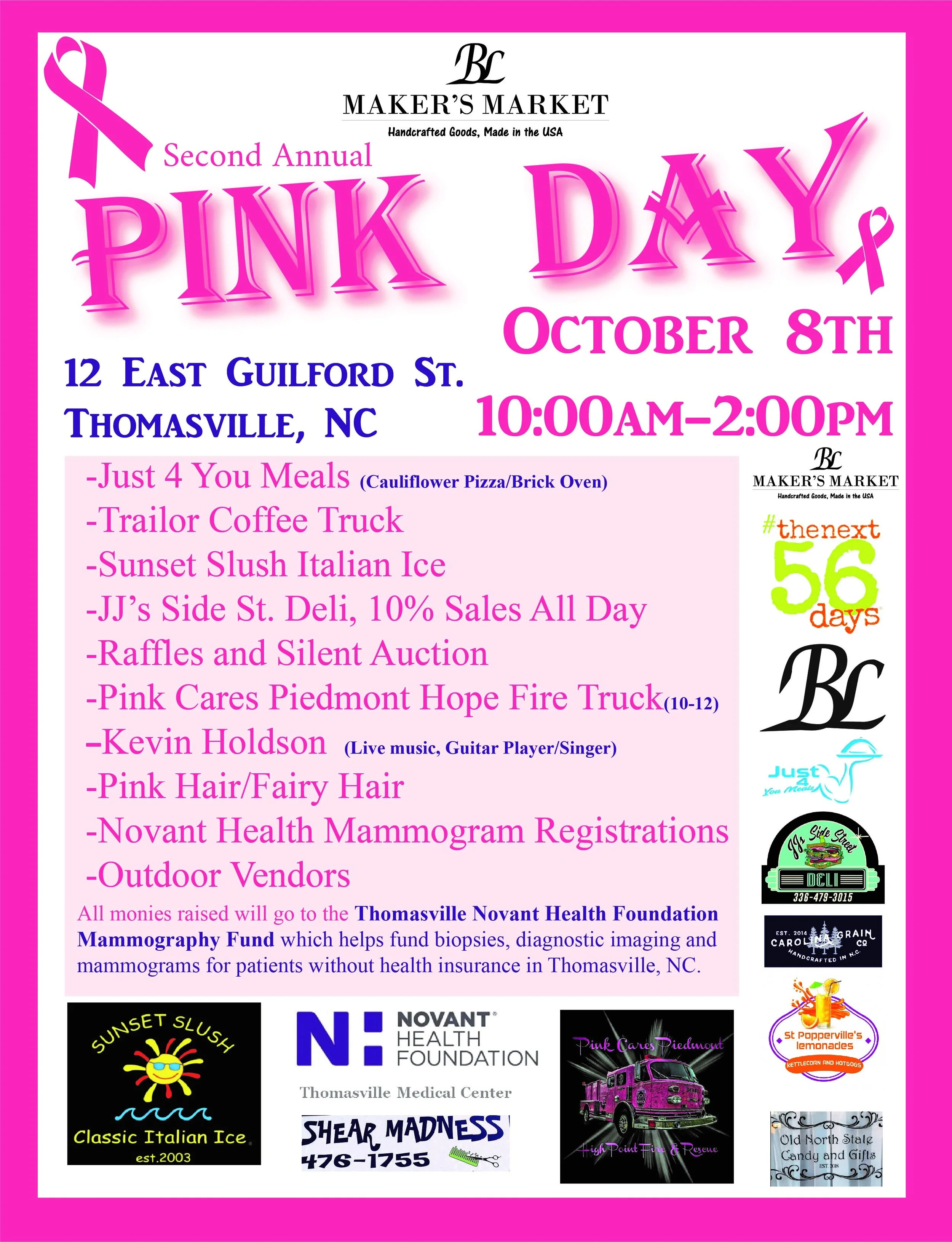 Second annual Pink Day being held to raise funds for mammograms ...