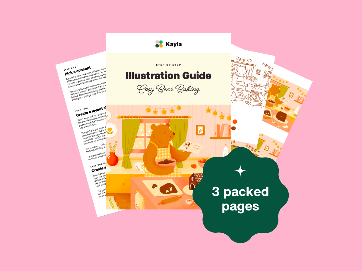 Illustrate characters with personality — Kayla