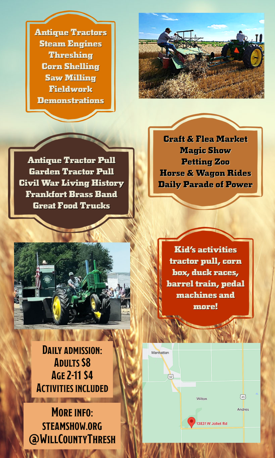 Press Release: 2024 62nd Annual Antique Tractor & Steam Engine Show ...