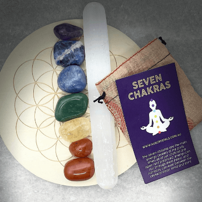 The Seven Chakras Crystal Grid Set — Align Thy Mind
