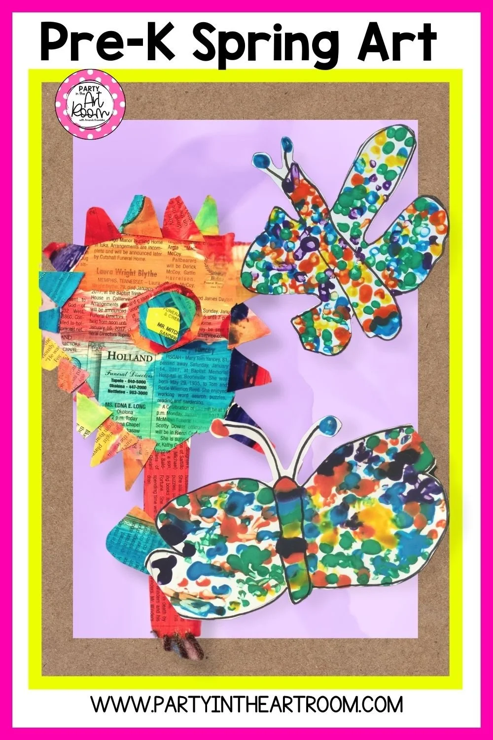 2 Interesting Preschool Art Activities to Make in Spring — Party in the ...