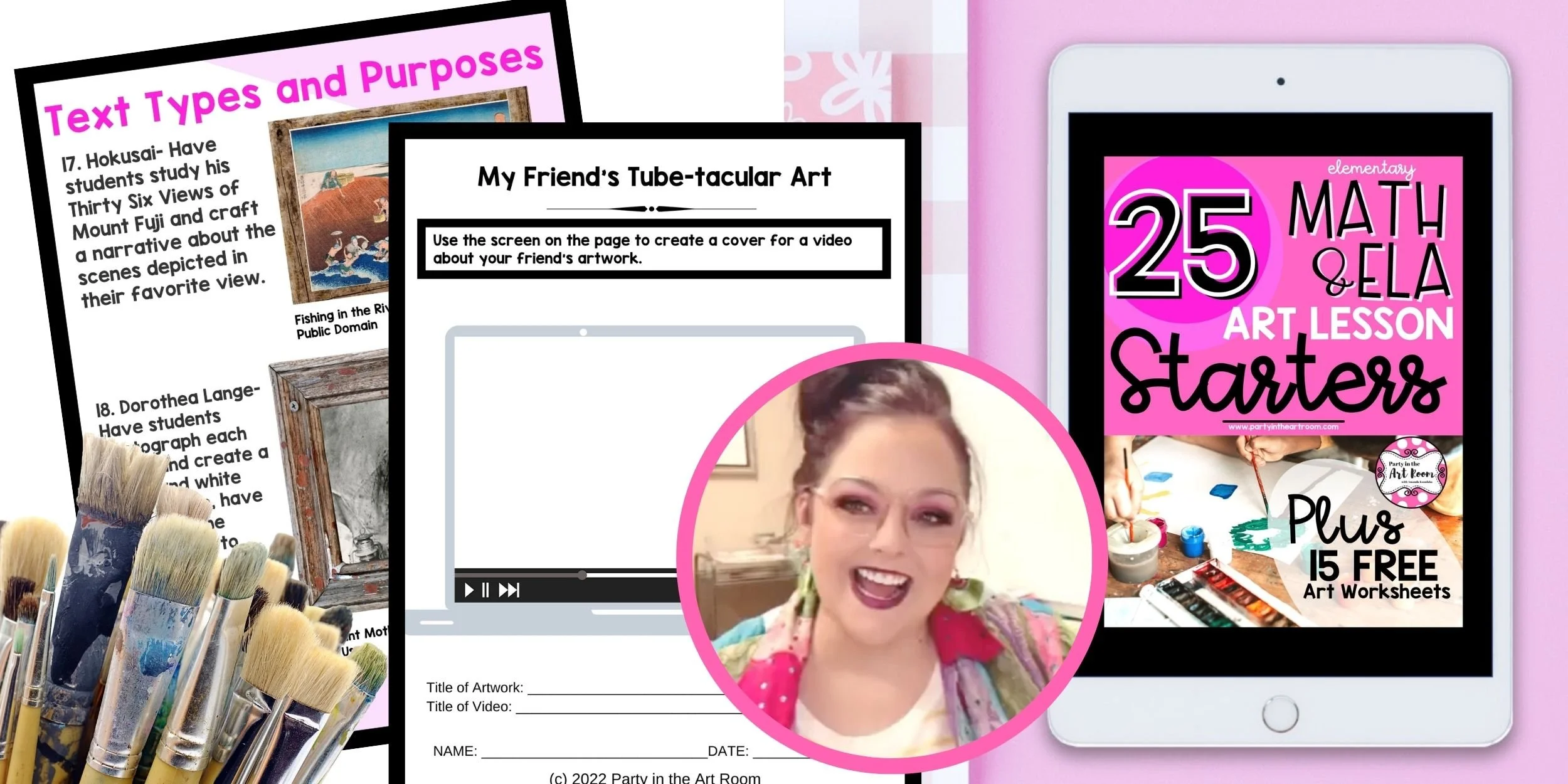 25 Most AMAZING Math & ELA Art Lesson Starters — Party in the Art Room