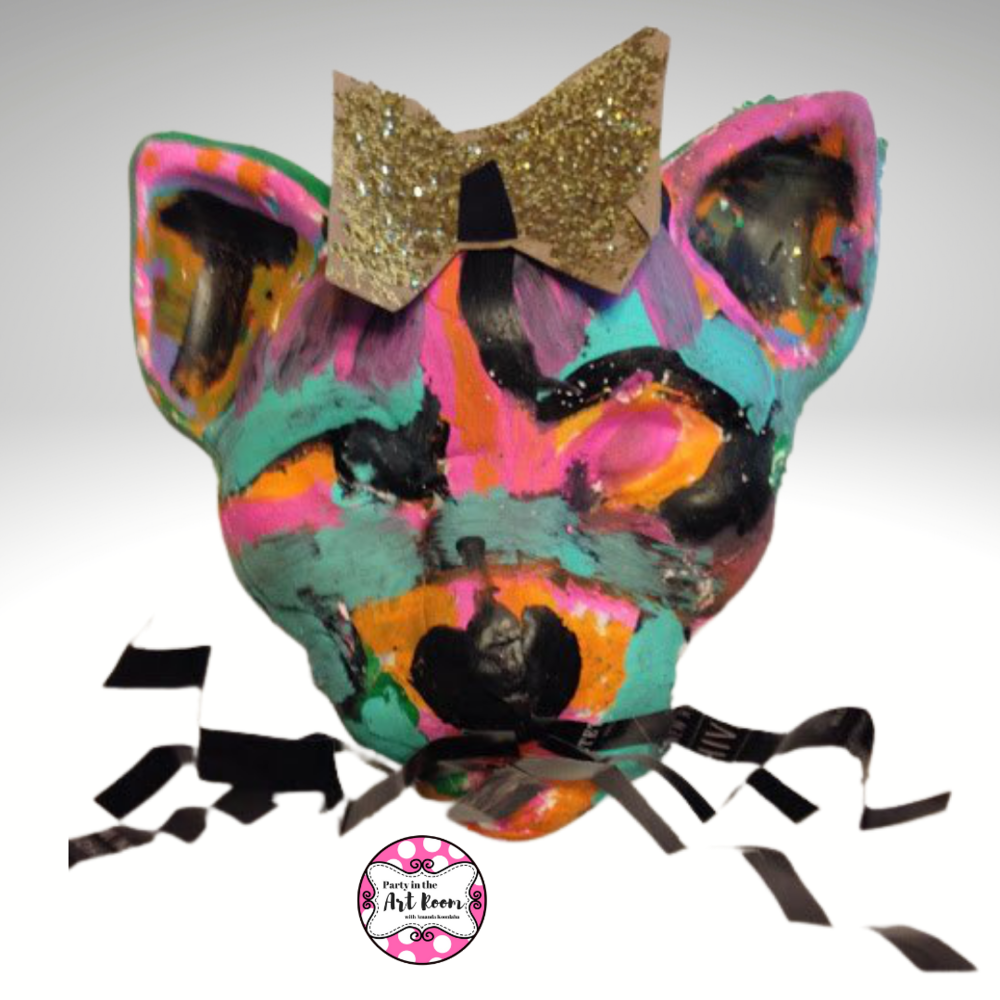 How to Make Animal Masks with Plaster Wrap and Molds — Party in the Art ...