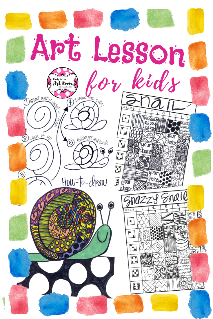 How to Create a Snazzy Snail Spring Art Project — Party in the Art Room