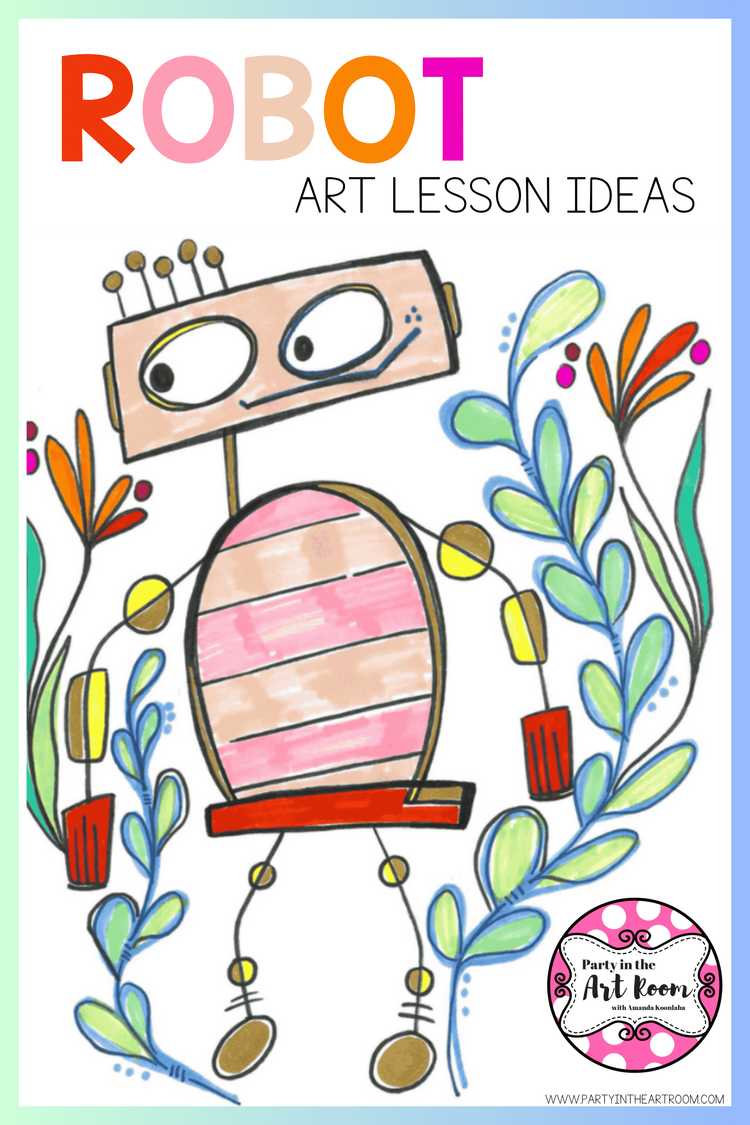5 Vibrant Art Lessons Inspired by The Wild Robot — Party in the Art Room