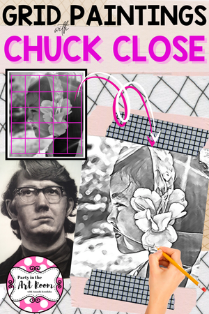 How to Use the Grid Drawing Method Like Chuck Close — Party in the Art Room