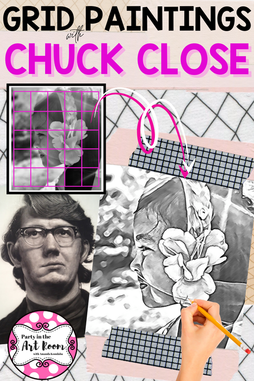 How to Use the Grid Drawing Method Like Chuck Close — Party in the Art Room