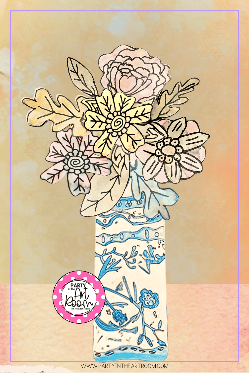 Pretty Flowers - That Are Easy to Draw - with Muted Color Palette ...