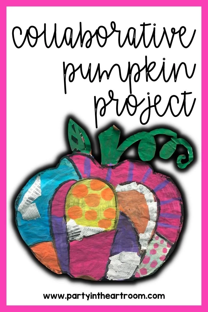 Pop Art Collaborative Pumpkin Art Project — Party in the Art Room