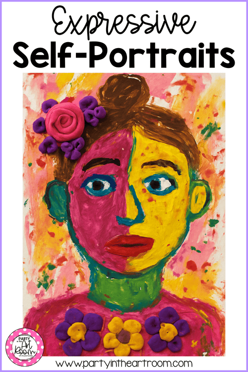 Expressive Self-Portraits: An Oil Pastel and Clay Art Project for Kids ...