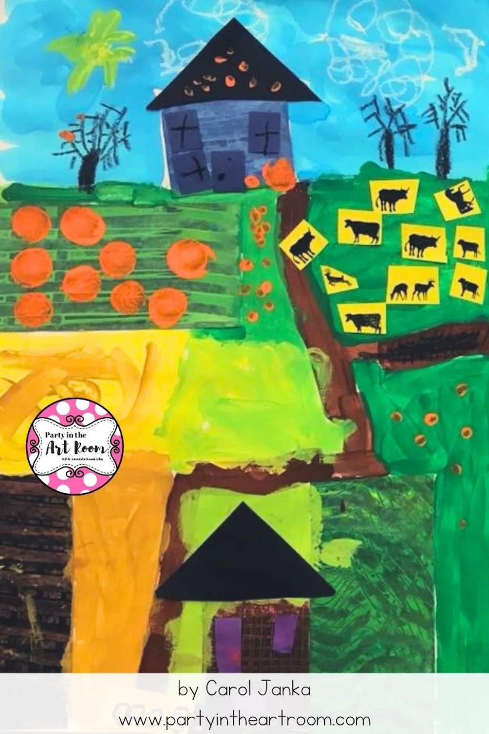 How to Teach Depth to Kindergarten: Easy Art Lesson — Party in the Art Room