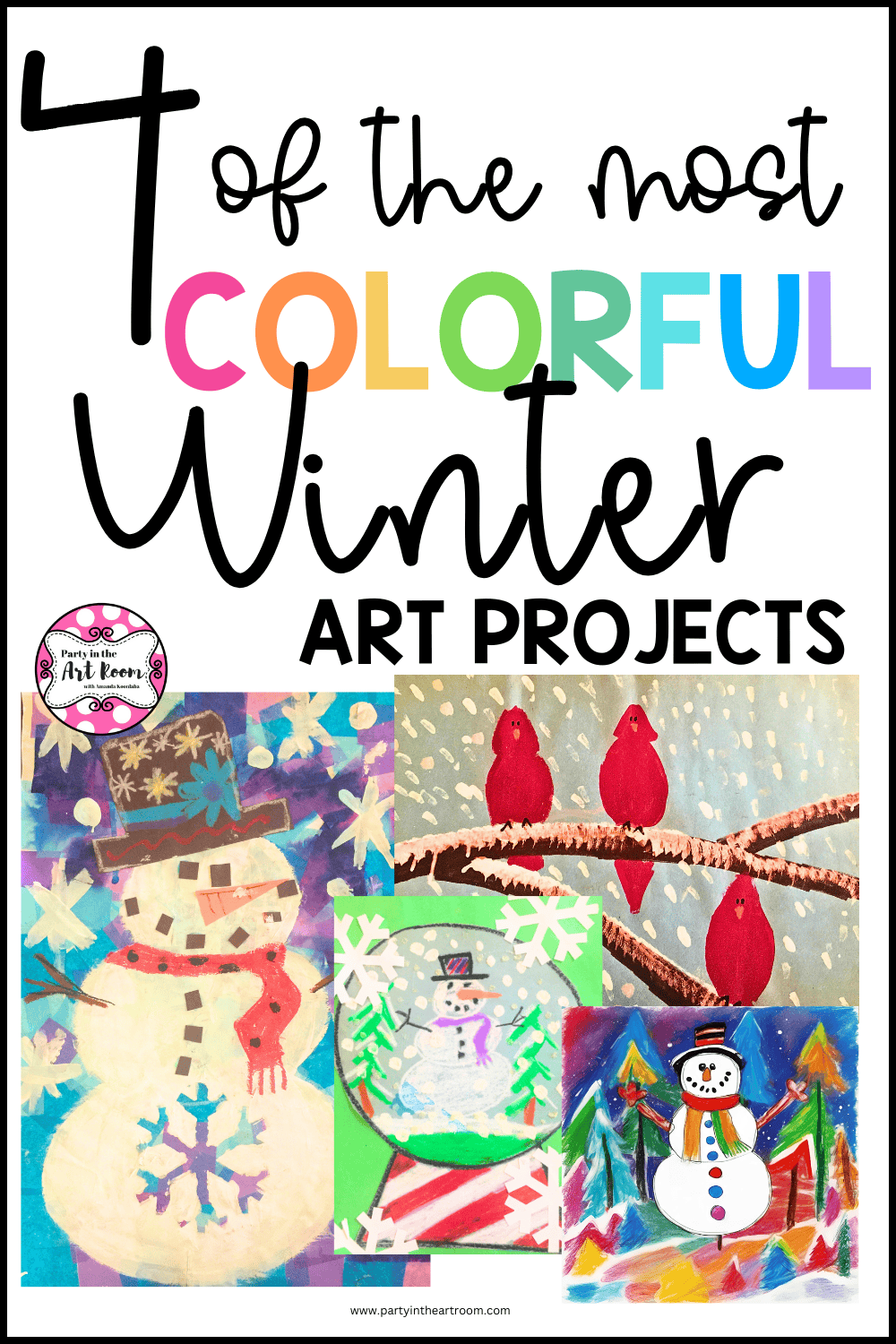 4 of the Most Colorful Winter Art Projects for Elementary — Party in ...