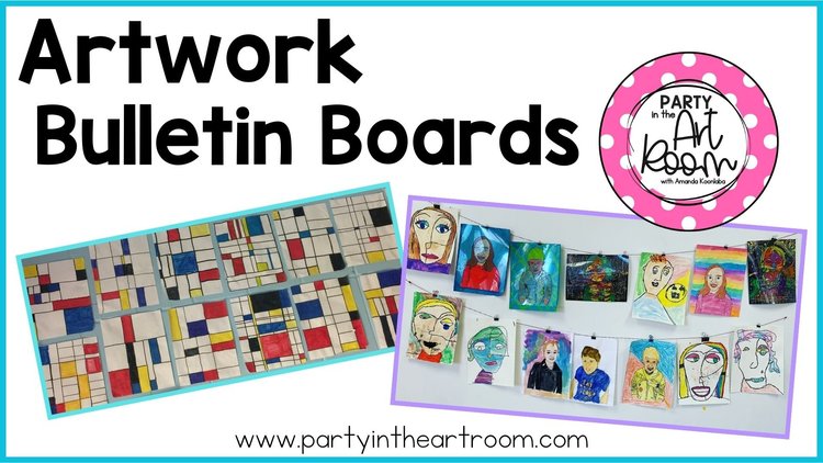5 Amazing Artwork Bulletin Board Ideas for Elementary — Party in the ...