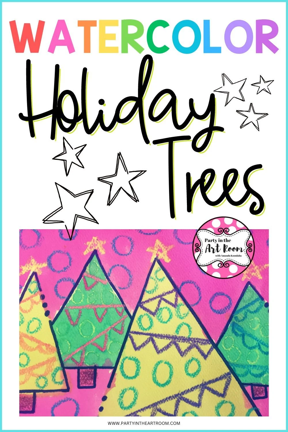 4 Best Holiday Elementary Art Projects from Party in the Art Room ...