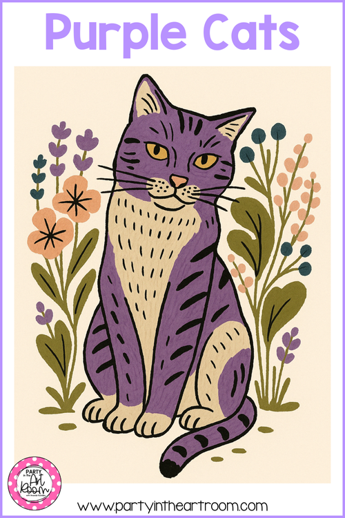 Why Are the Cats Purple? A Quick Art Mini Lesson That’s More Than Just ...