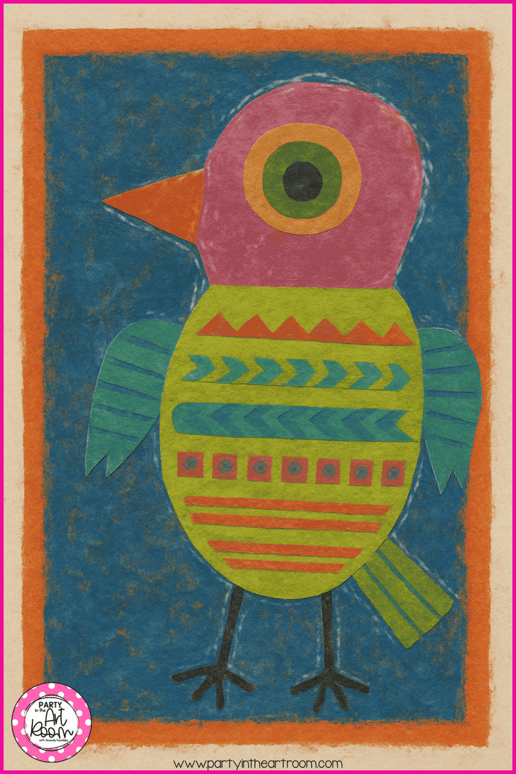 Easy Bird Collage Art Project for Kids: Bright, Bold, and Full of ...